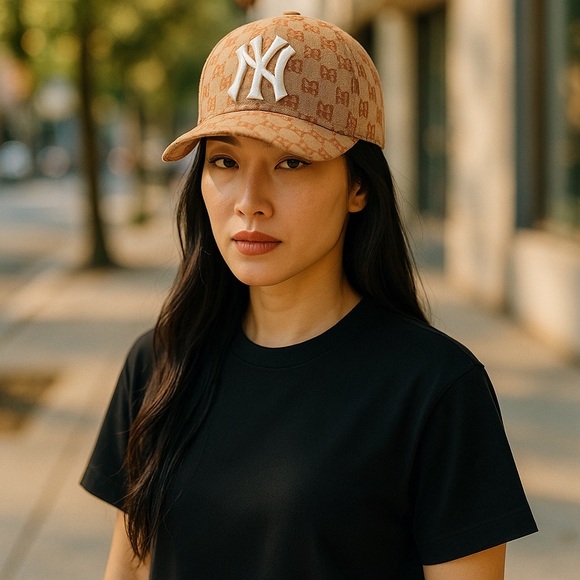 Gucci | Accessories | Gucci Yankees Tan Monogram Baseball Cap | Poshmark